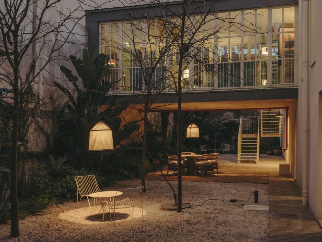 Lighting Design Project in Hotels - Patio do Tijolo Hotel - Marset USA