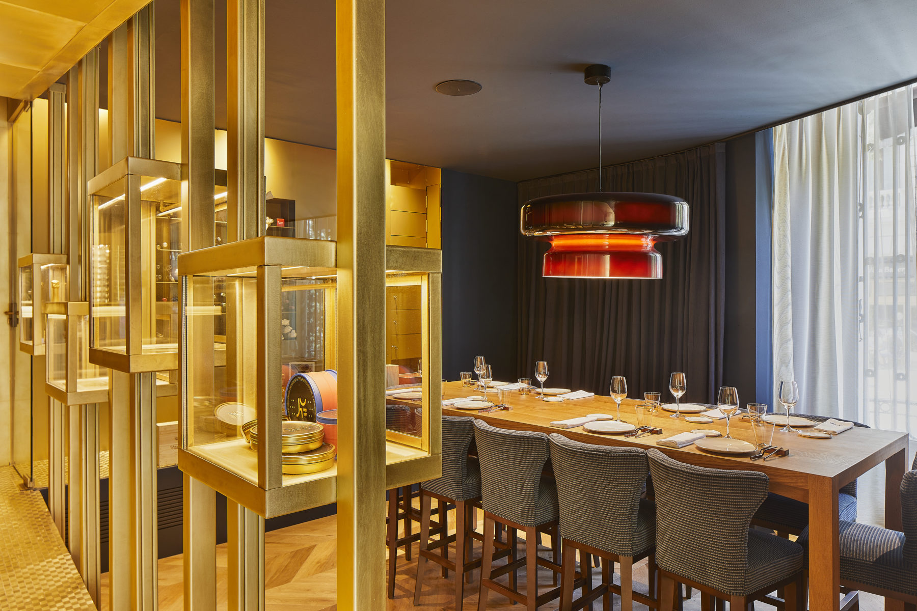 Lighting Design Project in Restaurant - Amar Barcelona Restaurant - Marset